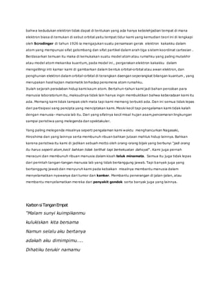 Kumpulan cerpen kimia | DOCX