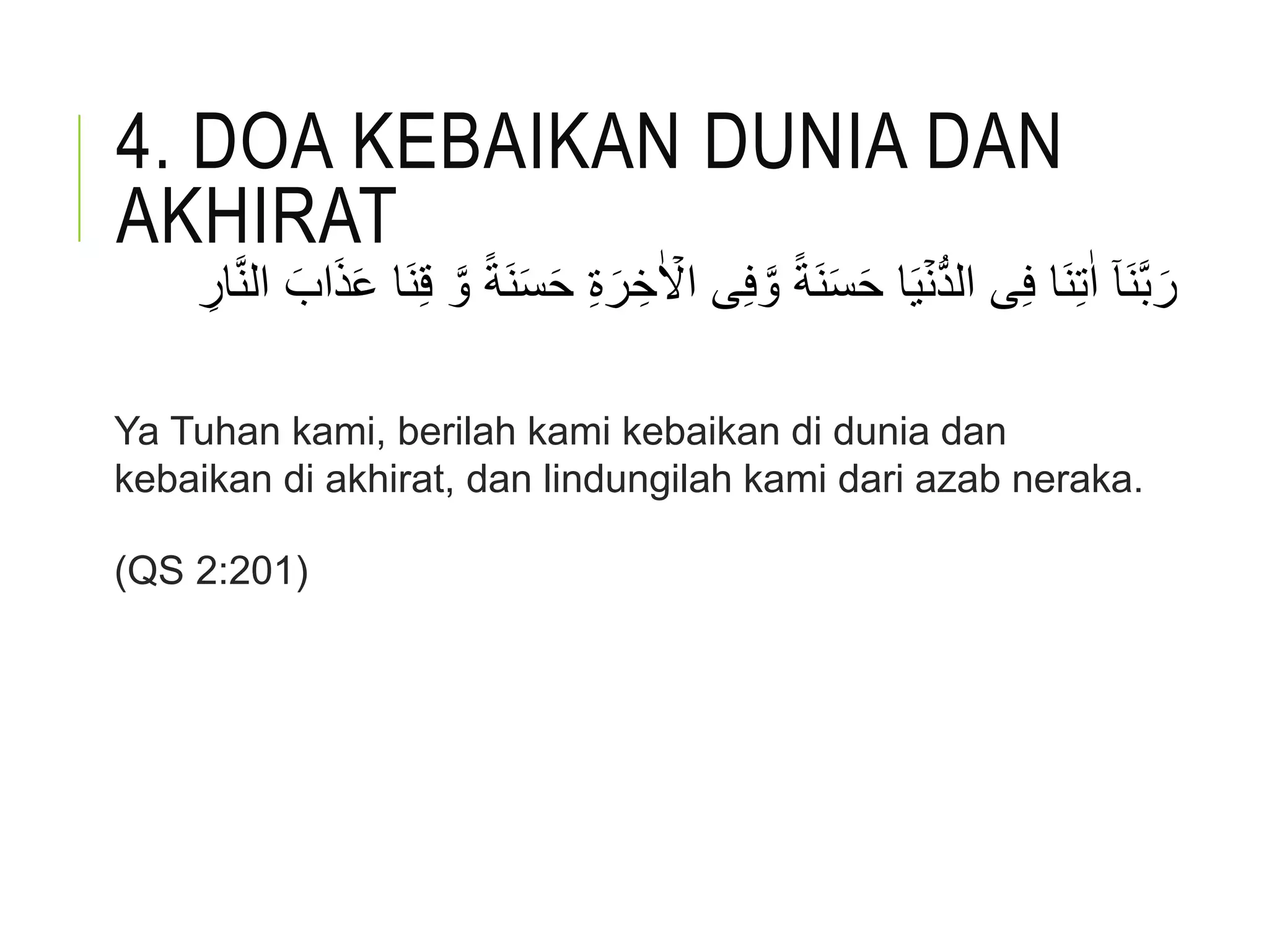 Kumpulan Doa-doa yang diajarkan Allah dalam Al Quran_MAH.pptx