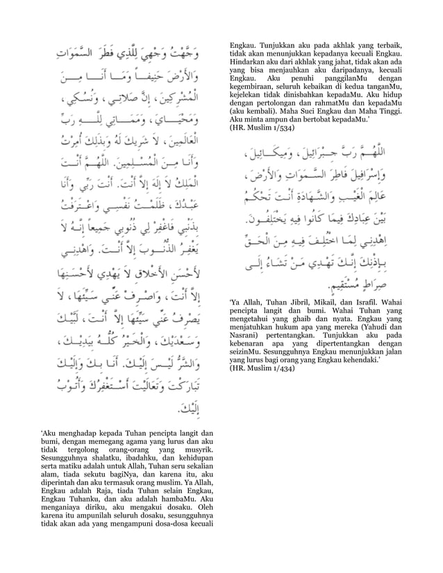 Kumpulan doa dalam al quran dan sunnah | PDF