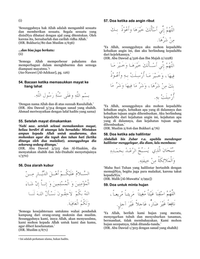 Kumpulan doa dalam al quran dan sunnah | PDF