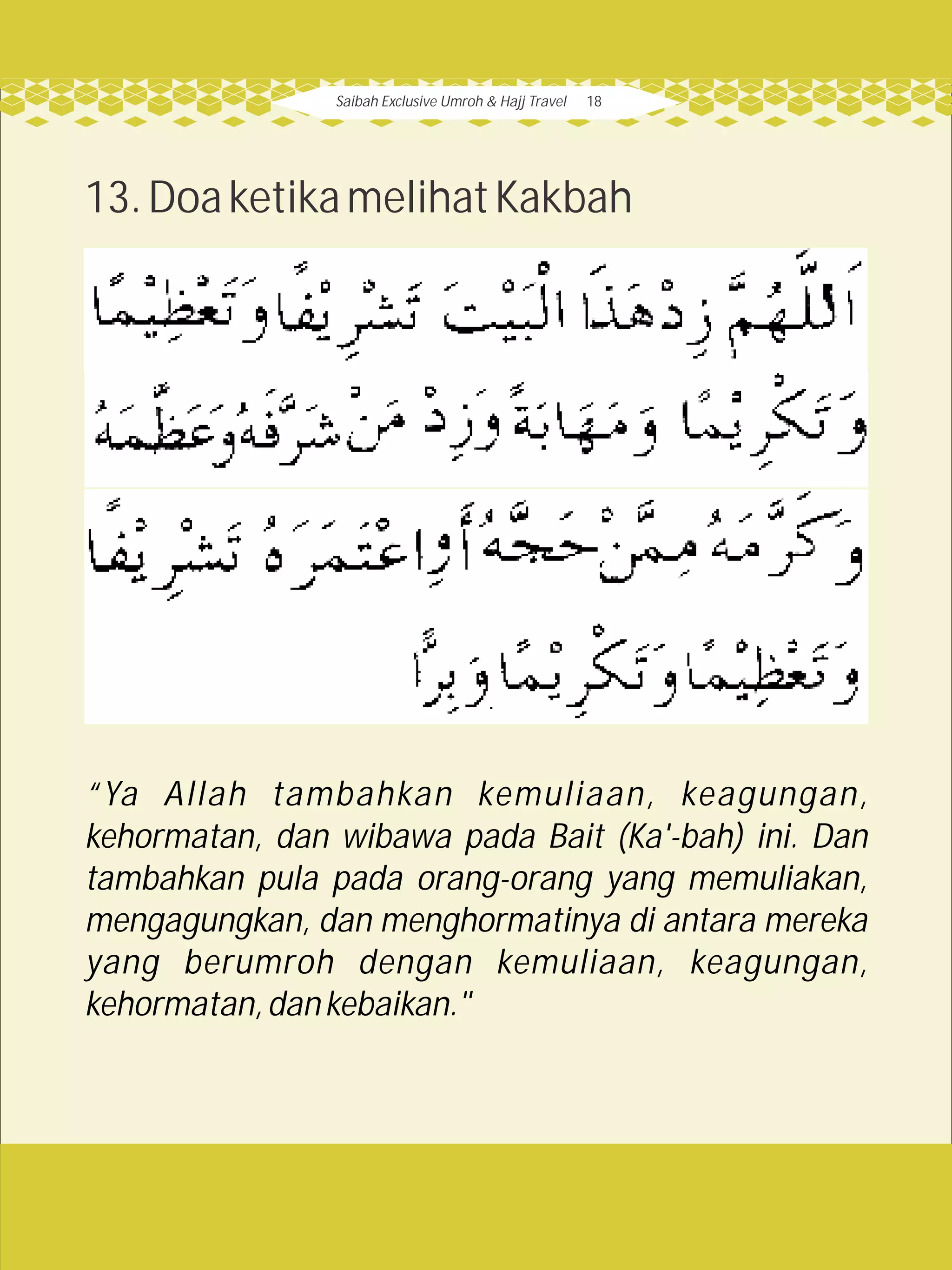 Kumpulan doa umroh | PDF