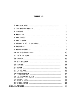 Kumpulan geguritan bhs jawa | PDF