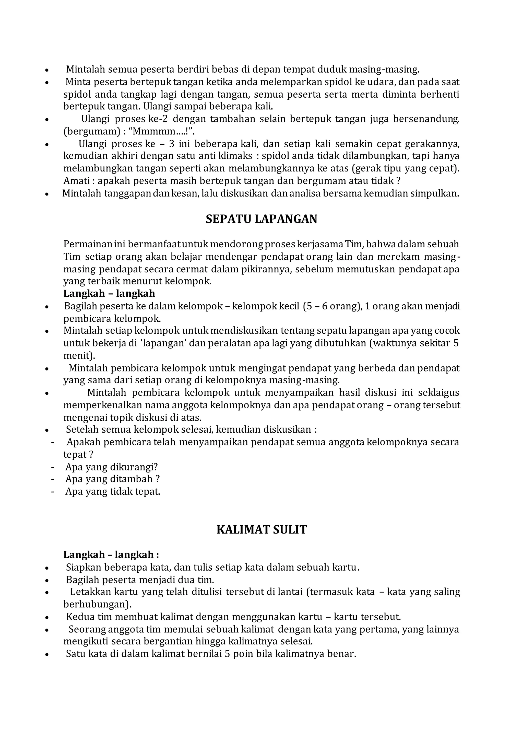 Kumpulan ice breaking | DOCX