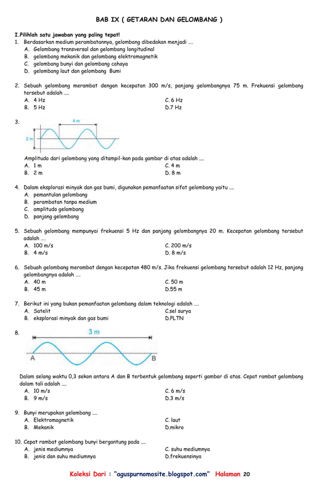 Kumpulan Latihan Soal IPA SMP Kelas VIII Lengkap 1 Tahun | PDF