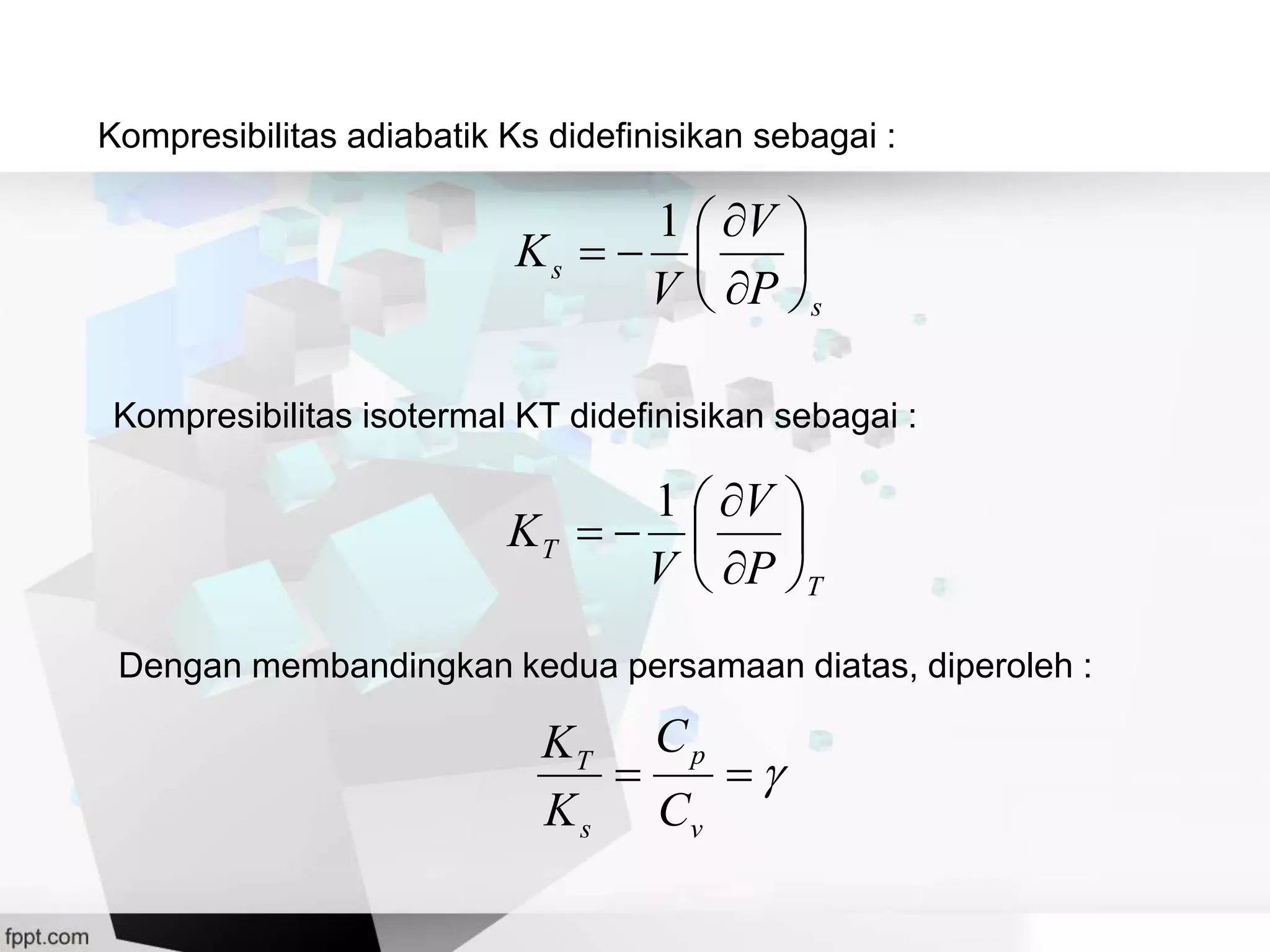 Kumpulan Materi Termodinamika | PPTX
