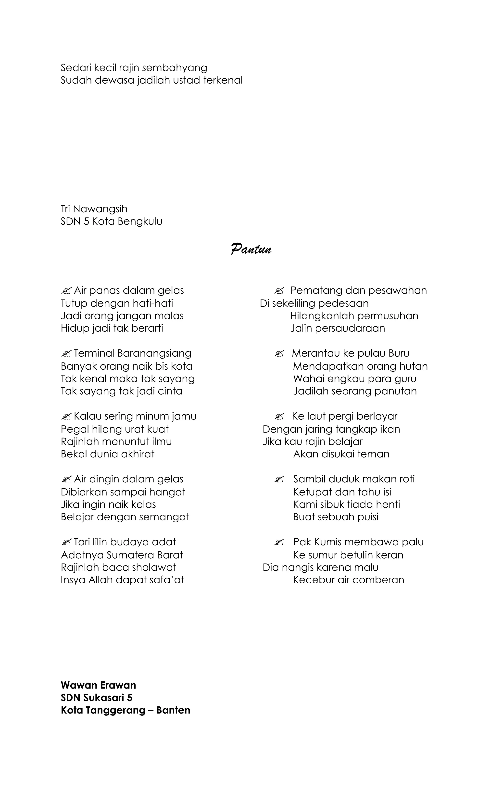 Kumpulan pantun | DOCX