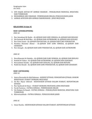 Kumpulan Pembentangan | DOCX
