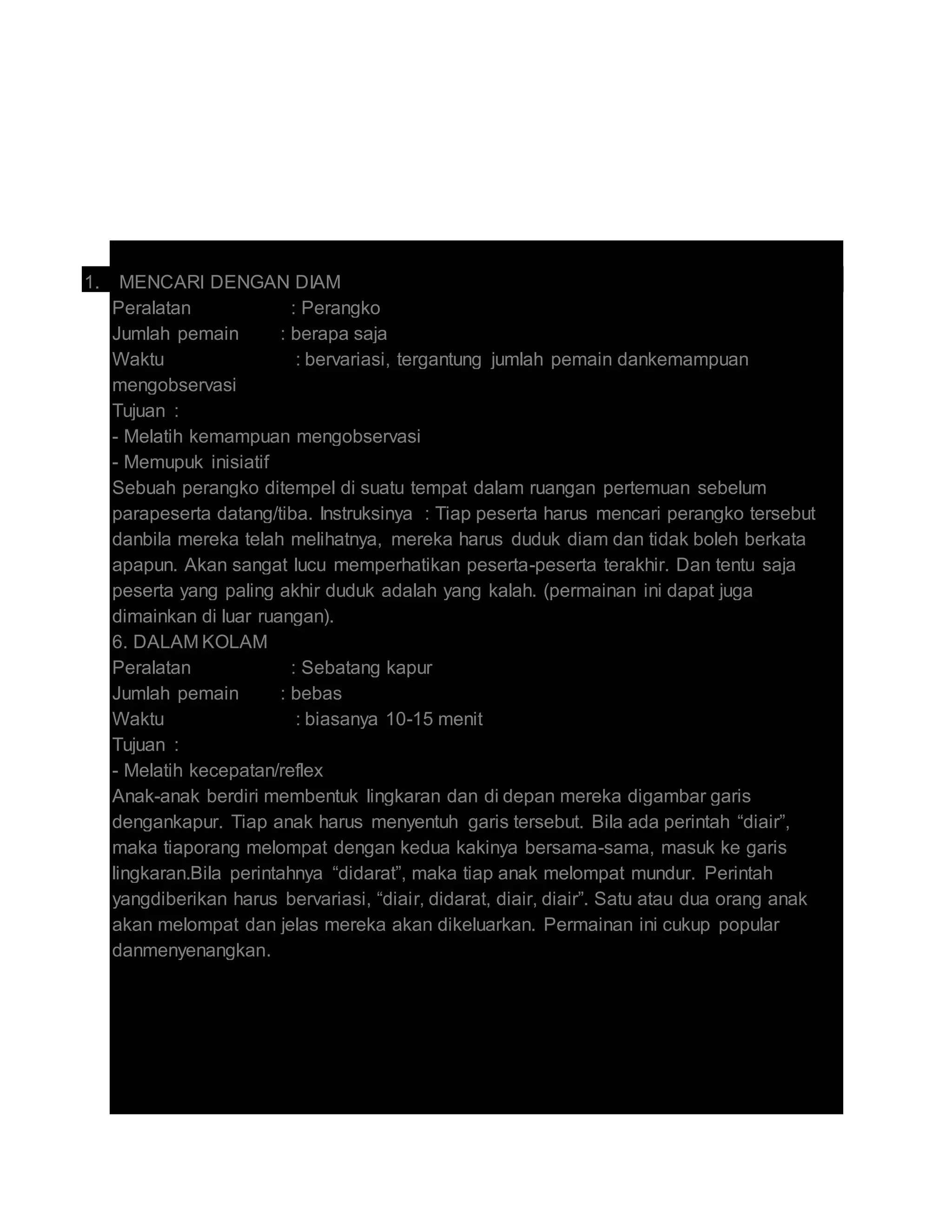 Kumpulan Permainan Pramuka Pdf