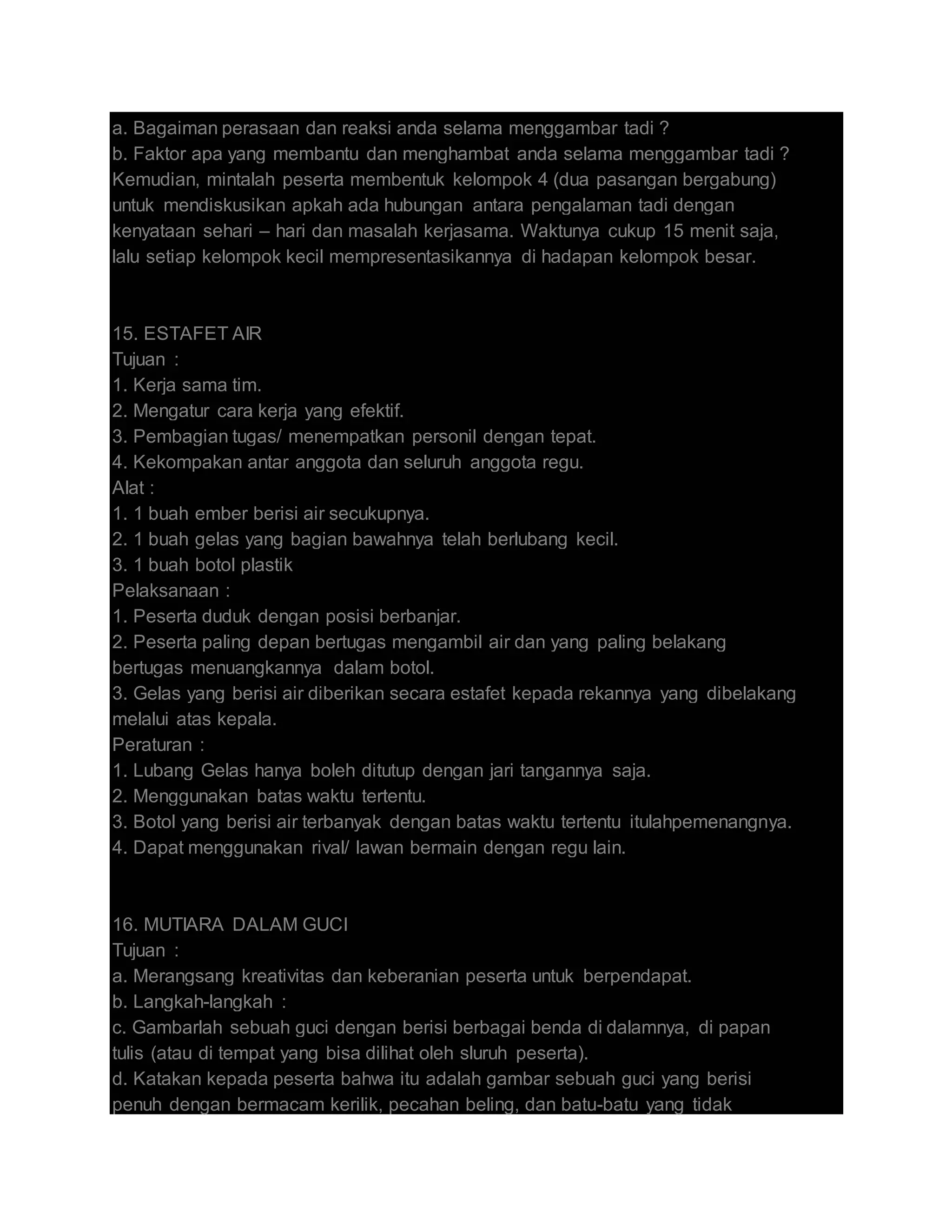 Kumpulan Permainan Pramuka Pdf