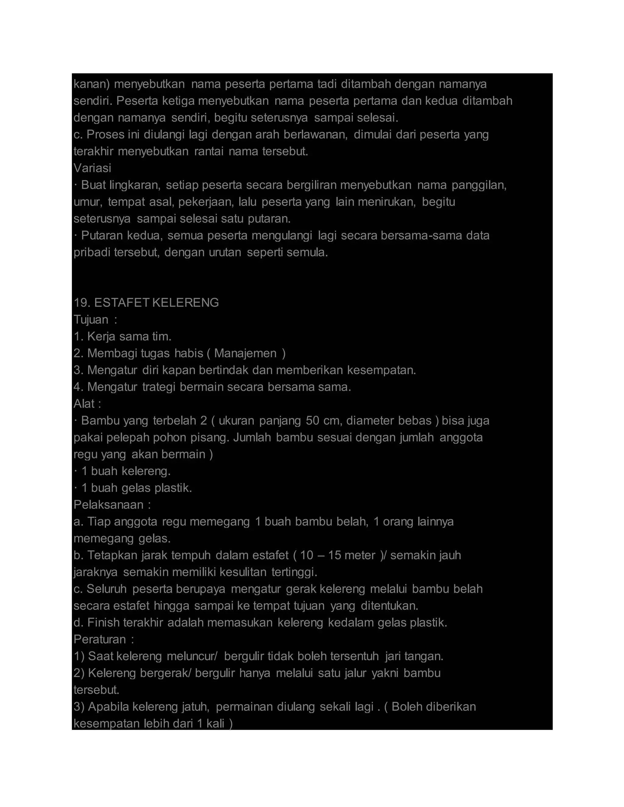 Kumpulan Permainan Pramuka Pdf
