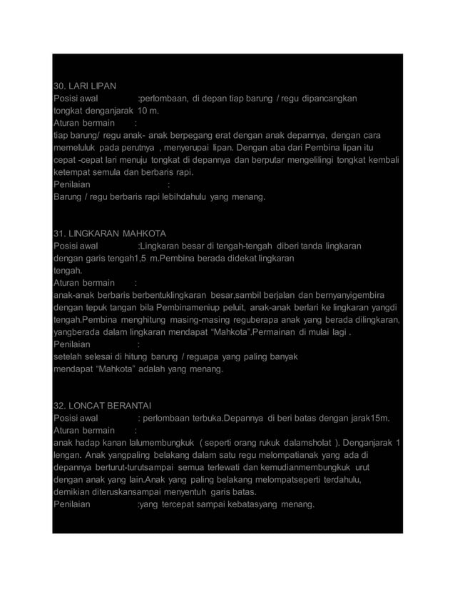 Kumpulan Permainan Pramuka Pdf