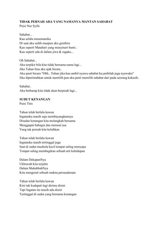 Kumpulan puisi | PDF