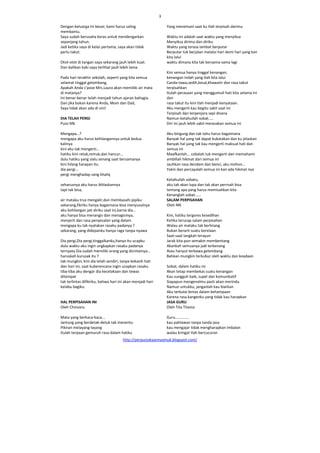 Kumpulan puisi perpisahan terbaru | PDF