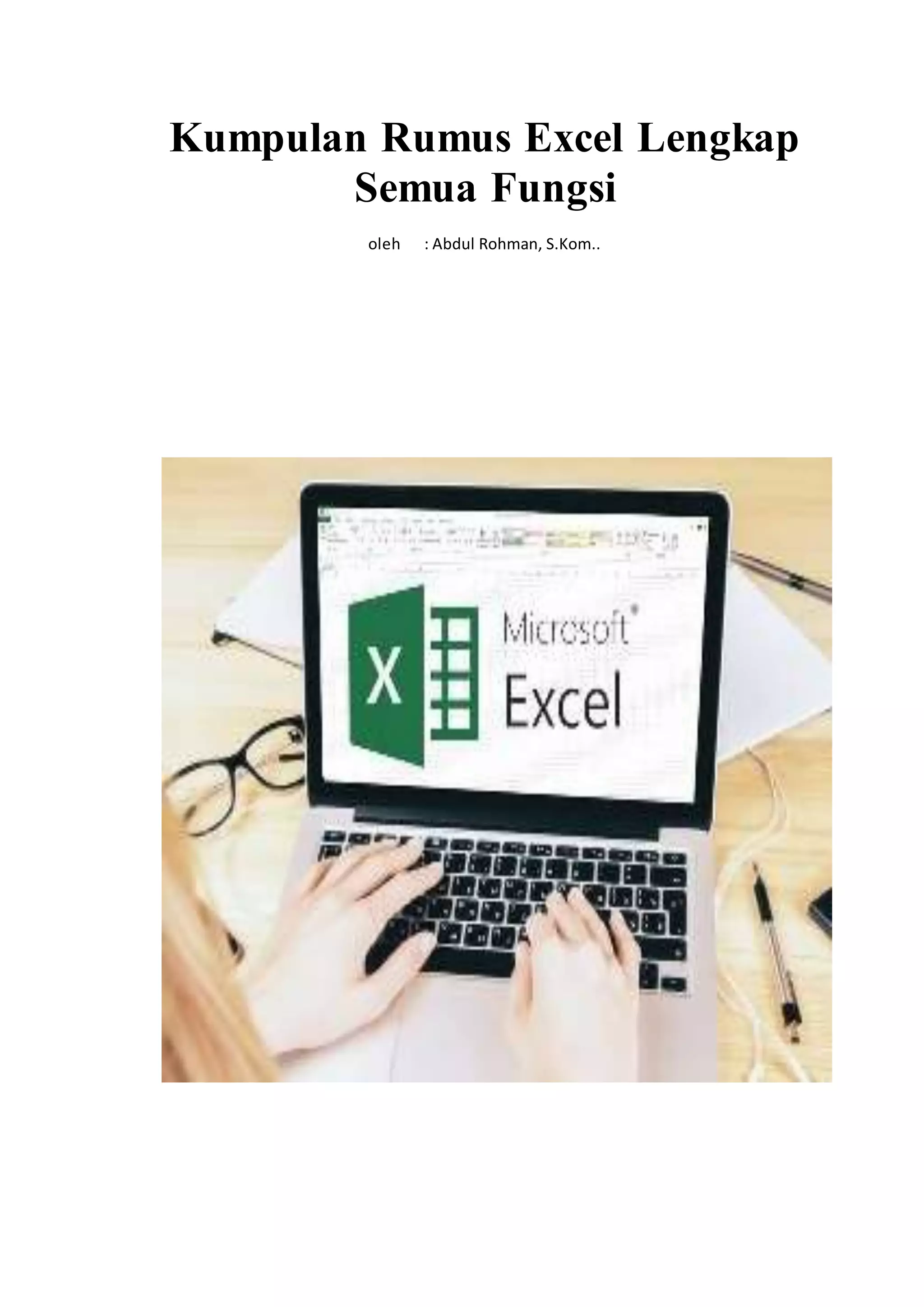 Kumpulan rumus excel lengkap semua fungsi | PDF