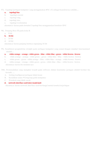 Kumpulan soal beserta pembahasan | DOC