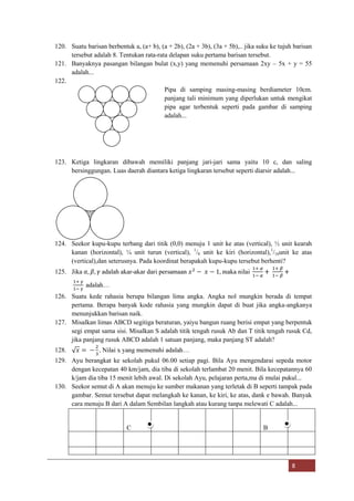 Kumpulan soal olimpiade matematika sma | DOCX