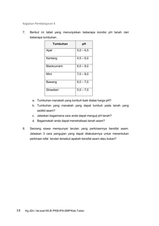 Kumpulan Soal PKB IPA SMP Modul KK-B | PDF