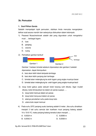 Kumpulan Soal PKB IPA SMP Modul KK-C | PDF