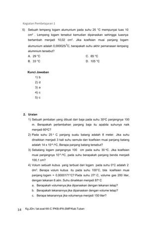 Kumpulan Soal PKB IPA SMP Modul KK-C | PDF