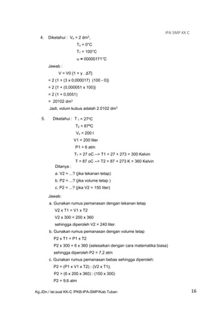 Kumpulan Soal PKB IPA SMP Modul KK-C | PDF