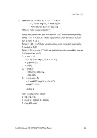 Kumpulan Soal PKB IPA SMP Modul KK-C | PDF