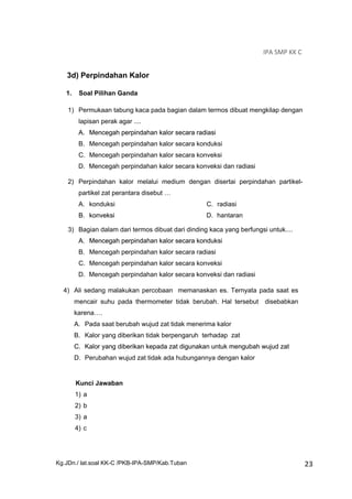 Kumpulan Soal PKB IPA SMP Modul KK-C | PDF
