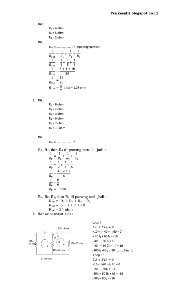 Kumpulan Soal UH Kelas X | PDF