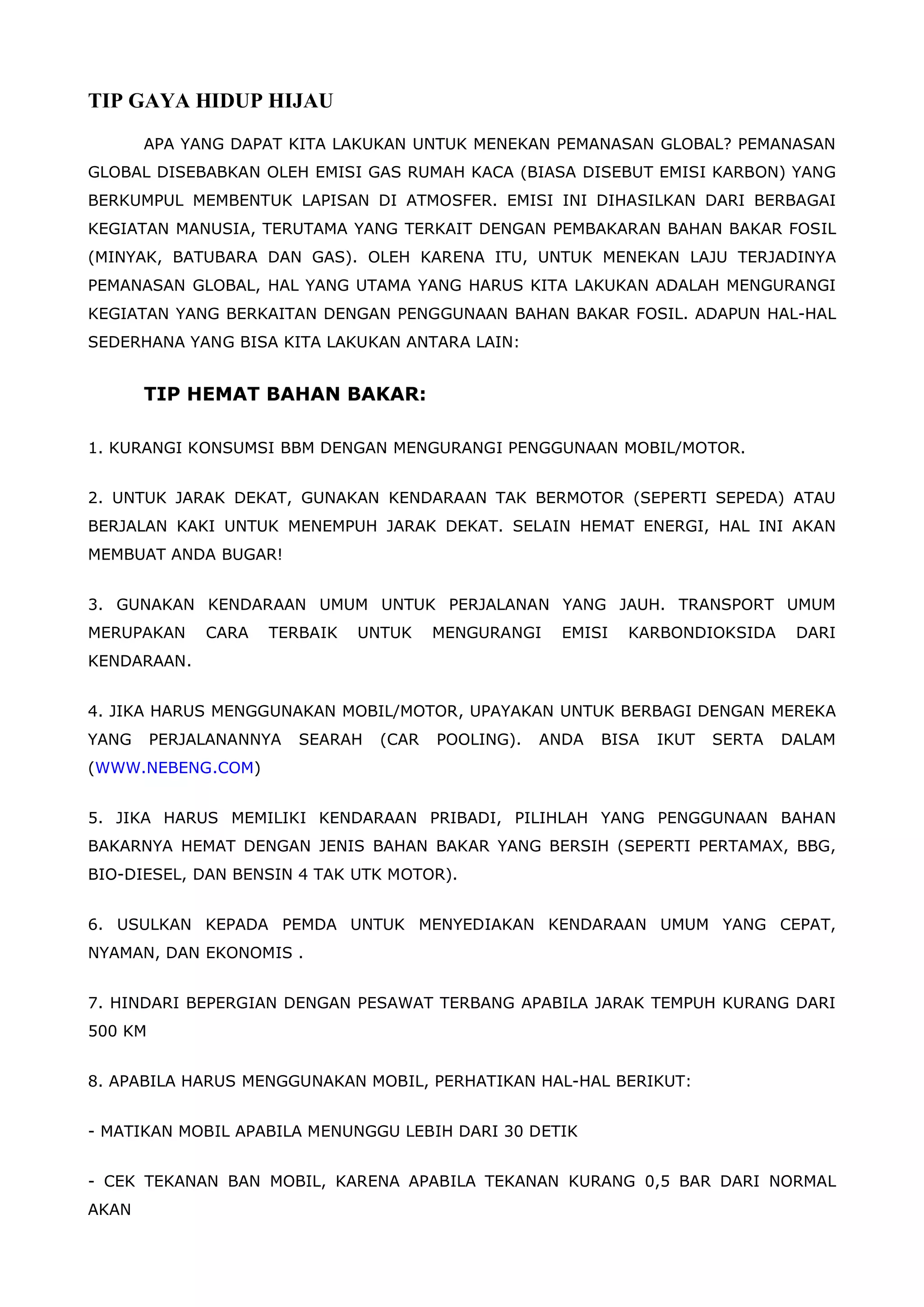 Kumpulan tips dan trik yang bermanfaat untuk sehari hari | PDF