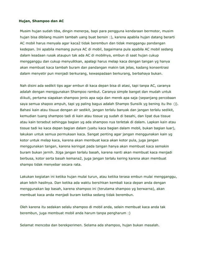 Kumpulan tips dan trik yang bermanfaat untuk sehari hari | PDF