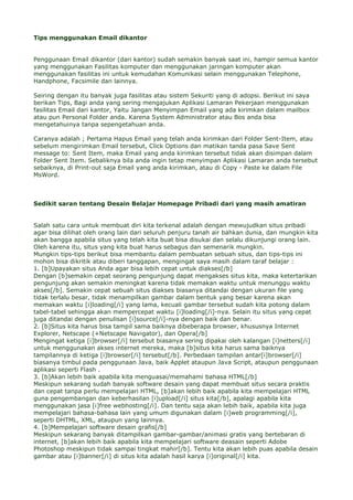 Kumpulan tips dan trik yang bermanfaat untuk sehari hari | PDF