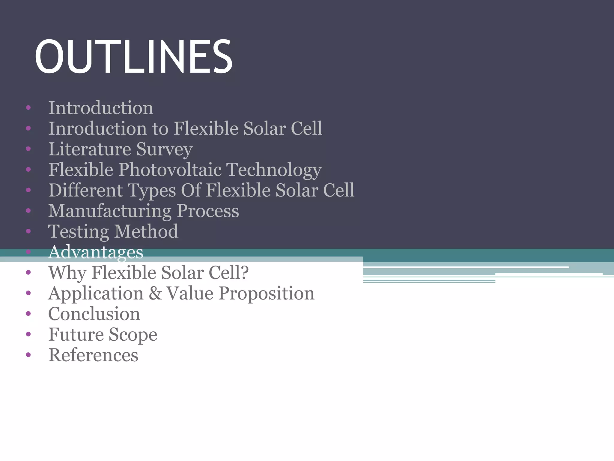 Flexible Photovoltaic Technology Presentation | PPTX
