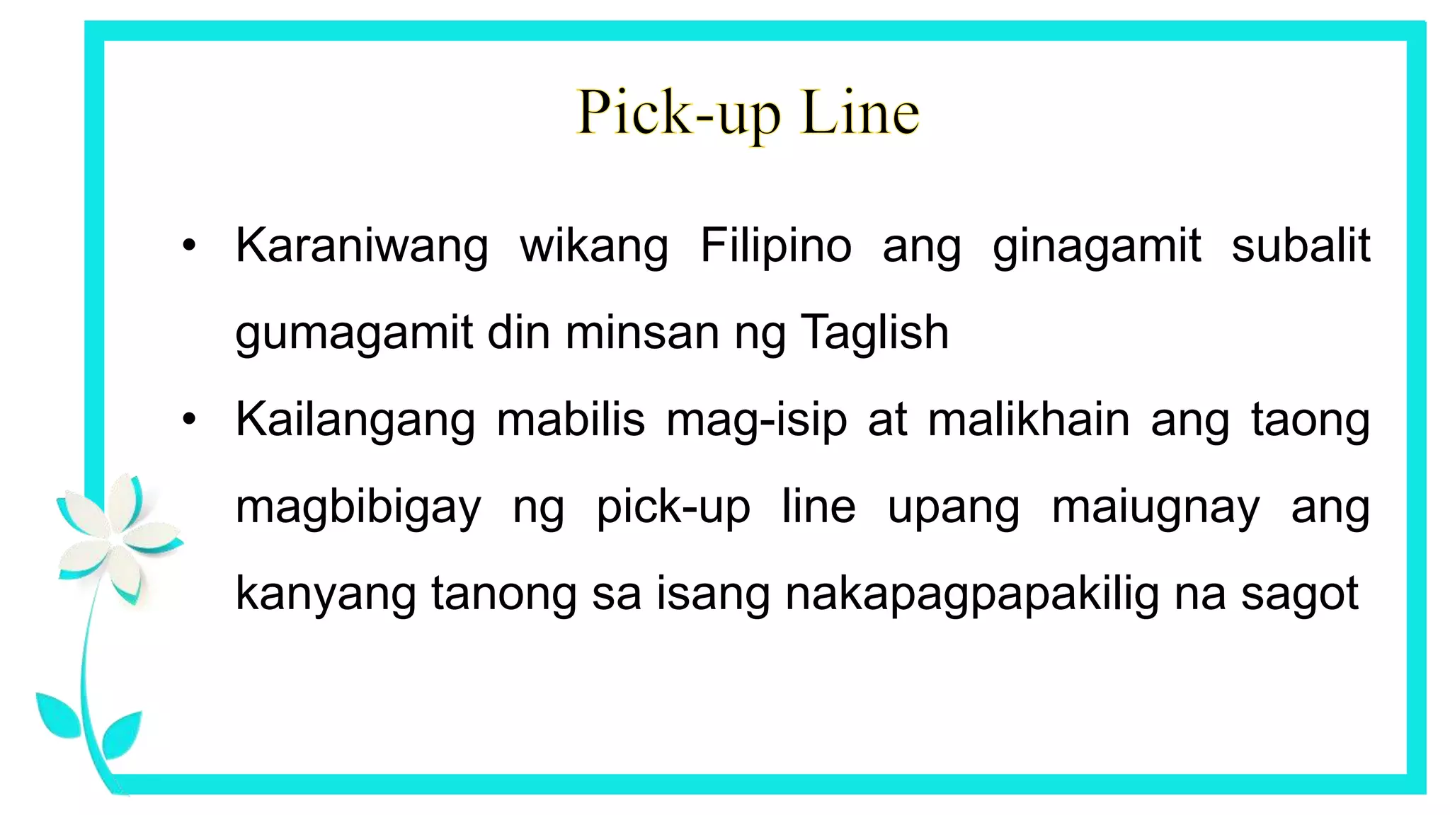 Sitwasyong Pangwika sa Iba Pang Anyo ng Kulturang Popular | PPTX