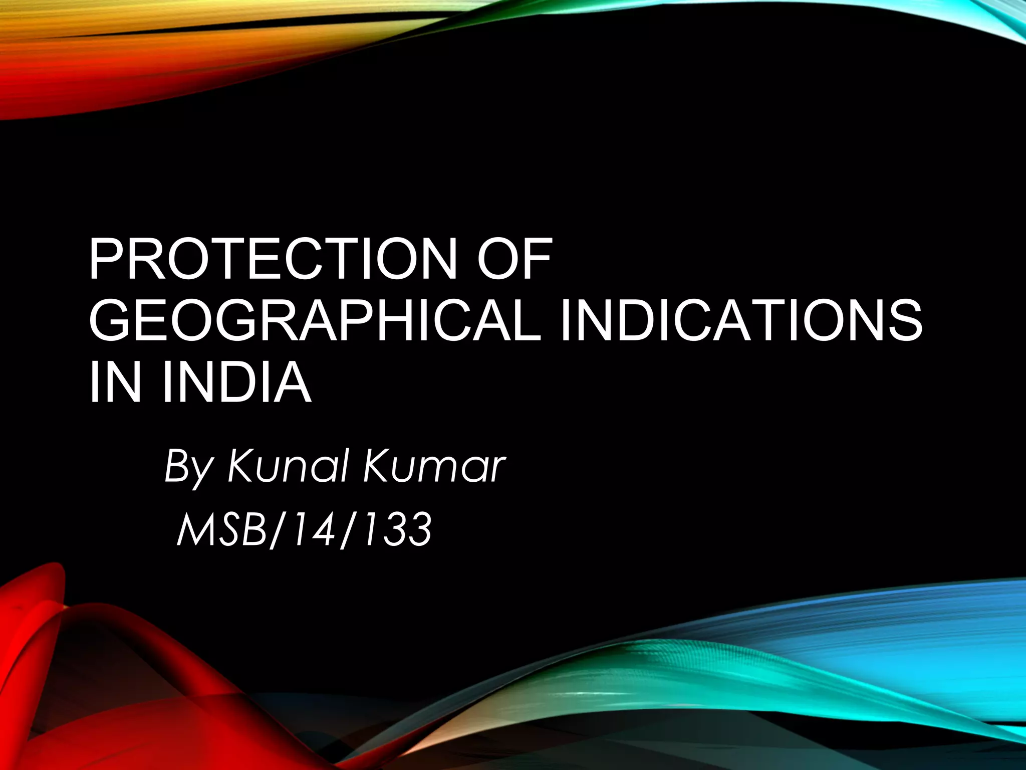 Geographical indications | PPT