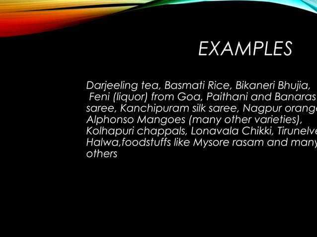 Geographical indications | PPT