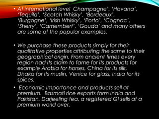 Geographical indications | PPT