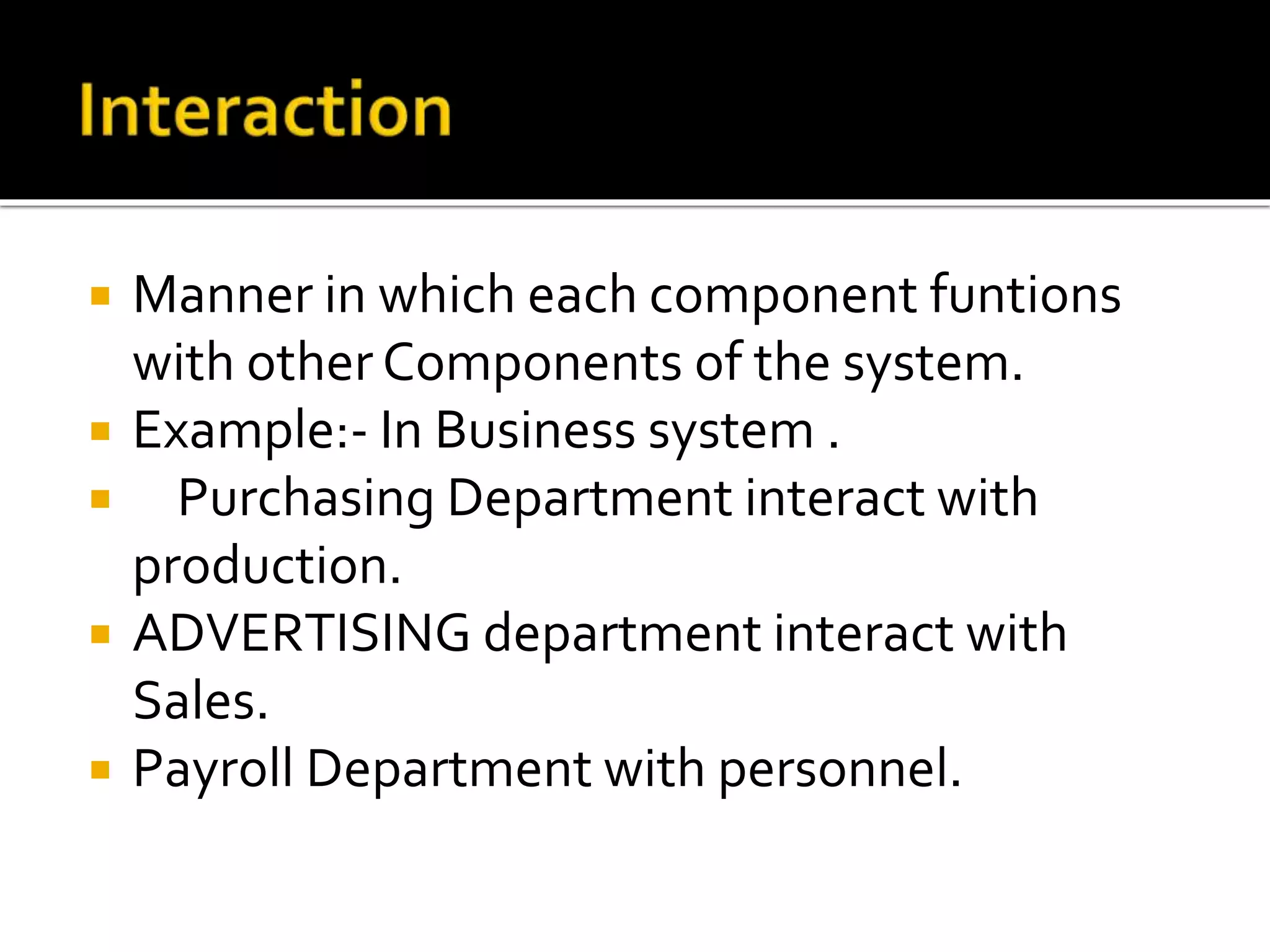 Elements of system ppt | PPTX