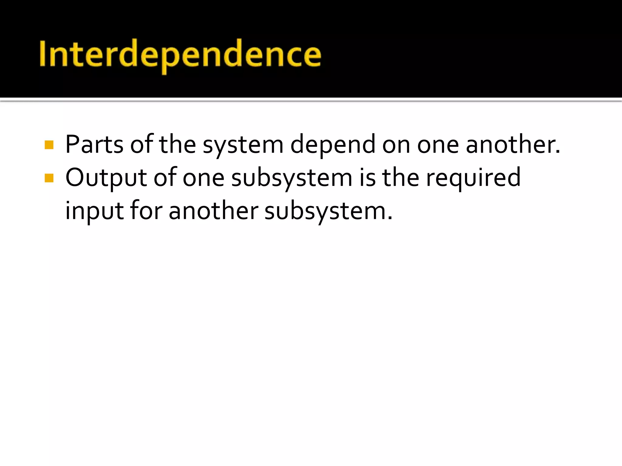 Elements of system ppt | PPTX