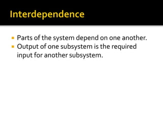 Elements of system ppt | PPTX