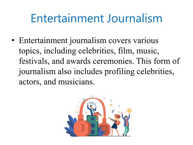 Basics of Journalism.pptx | Media Industry | Industries
