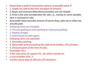 central excise andVAT | PPTX