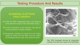 Failure Of Second Stage Compressor Blade In An Aircraft Engine | PPT