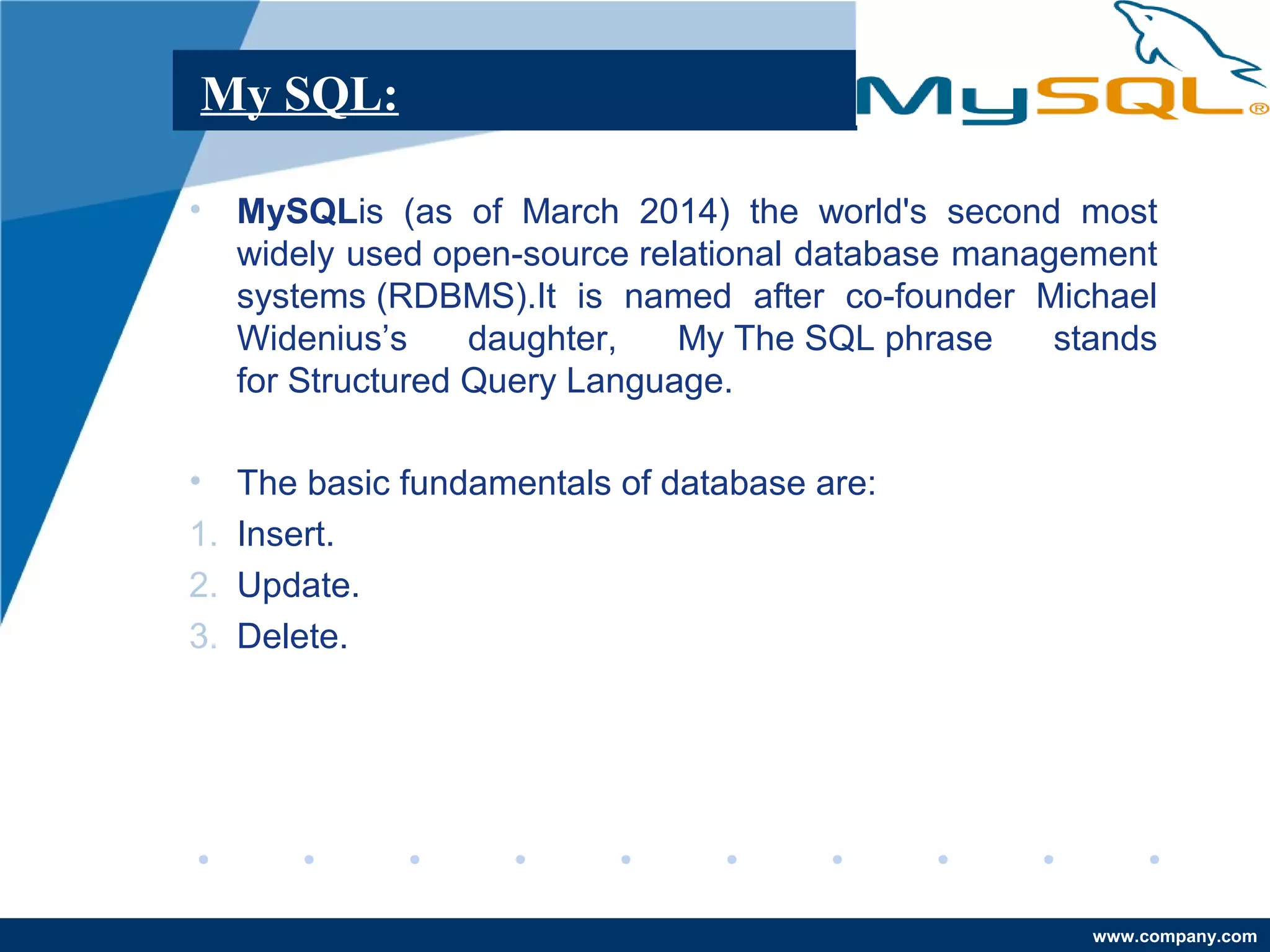 Fundamentals of JAVA | PPT