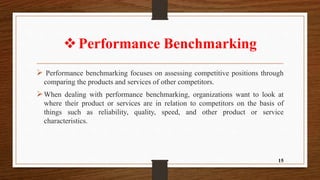 Benchmarking, Introduction, Defination, Reasons, Benefits and types of ...