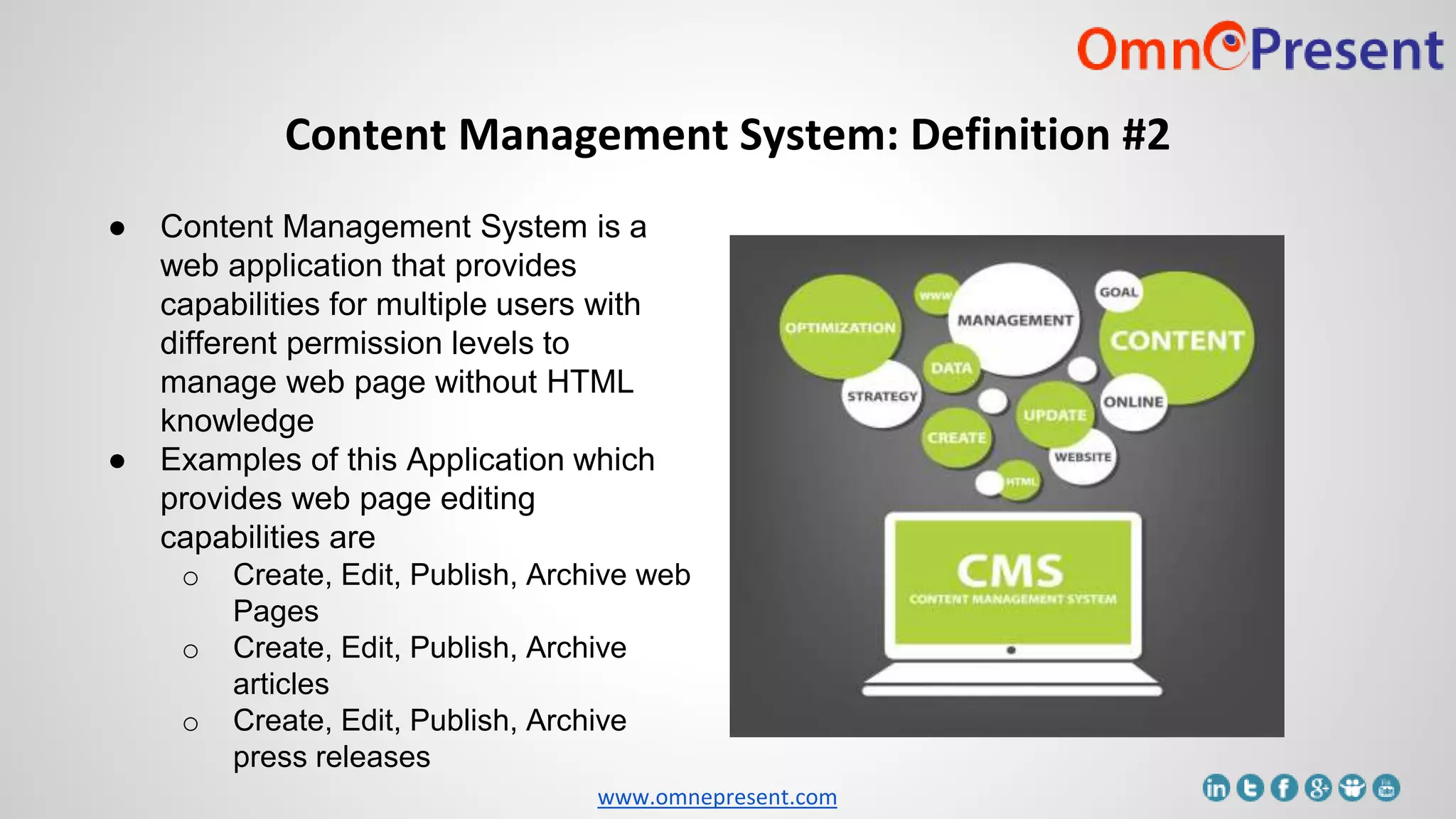 Content Management System | PPT