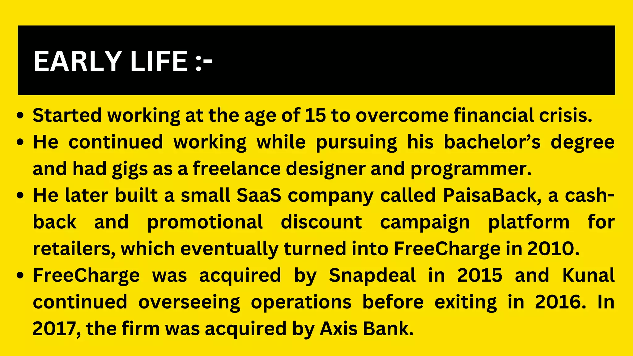KUNAL SHAH Founder of CRED | PDF