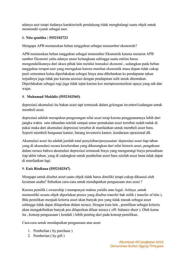 Kunci Jawaban Bab 6 Teori Akuntansi Suwardjono Docx