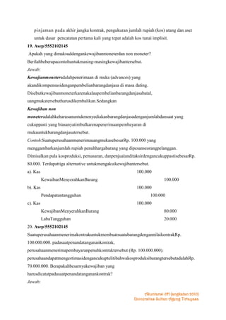 Kunci jawaban bab 7 teori akuntansi suwardjono | DOCX