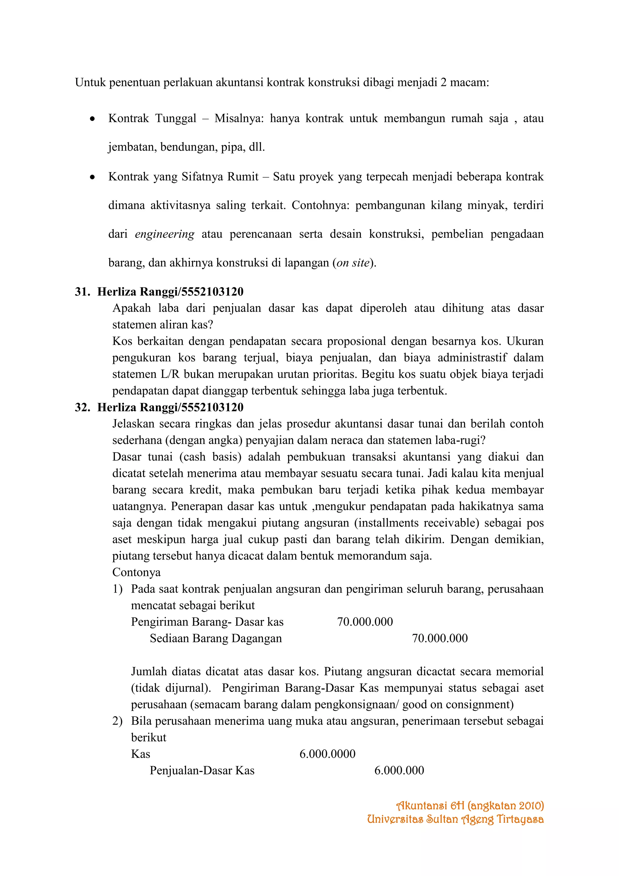 Kunci jawaban bab 8 teori akuntansi suwardjono | DOCX