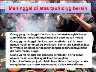 Kunci meraih apunan allah | PPT