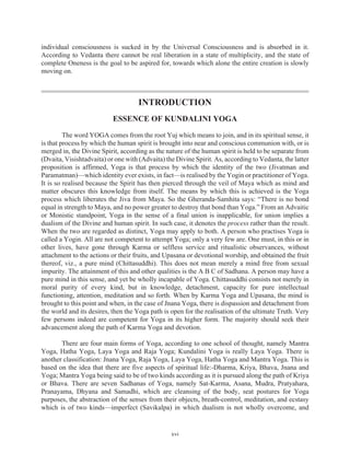 KUNDALINI YOGA | PDF